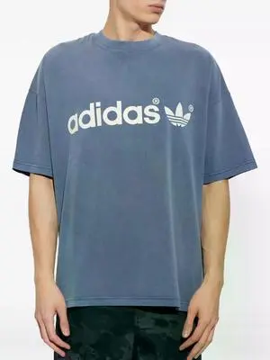 Adidas Adisignature Ny Washed Tee - Blue