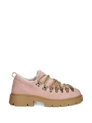 Inuikii Echo Low Lace-up Bovine Leather Loafers - Pink