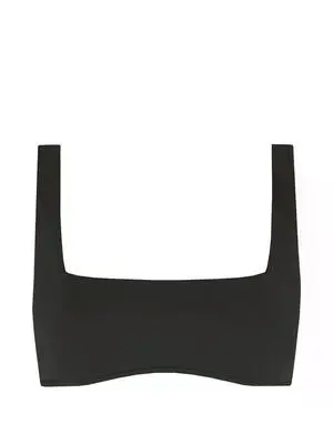 Bondi Born Aria Square-neck Bikini Top - Black
