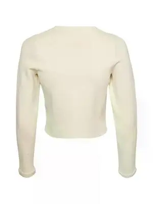 Sandro Beaded Cropped Cardigan
