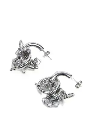 JUSTINE CLENQUET Jay Multi-hoop Earrings