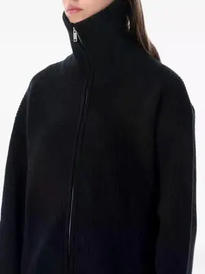 Studio Nicholson Ribbed-knit Zip-up Cardigan
