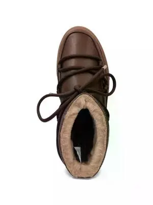 Inuikii Lace-up Shearling-lined Boots