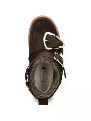 Inuikii Classic Low Buckle Suede Boots