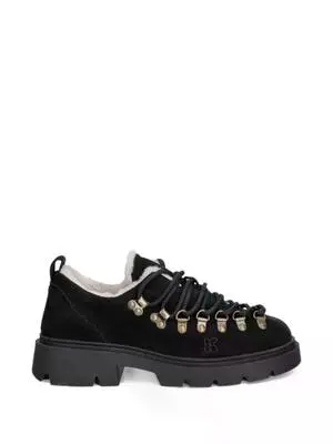 Inuikii Shearling-lined Suede Sneakers - Black
