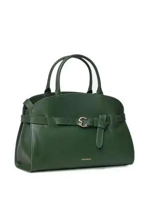 COCCINELLE Medium Sabine Buckle-detail Leather Tote Bag