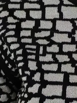 Elie Saab Geometric-pattern Long-sleeve Top