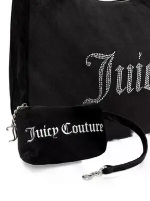 Juicy Couture Kimberly Rhinestone-embellished Logo-print Tote Bag