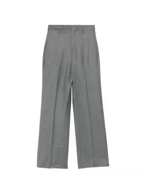 BRIGLIA 1949 Pressed-crease Straight-leg Trousers - Grey