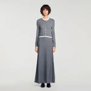 Sandro 2-in-1 Maxi Dress