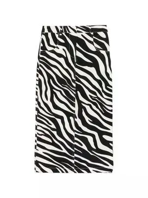 FRANCOISE PINTON - PARIS Tina Midi Skirt - Black