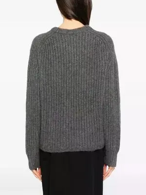 ALLUDE Ribbed-knit Sweater