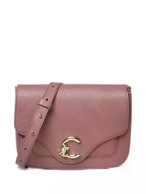 COCCINELLE C-me Grained Shoulder Bag - Pink