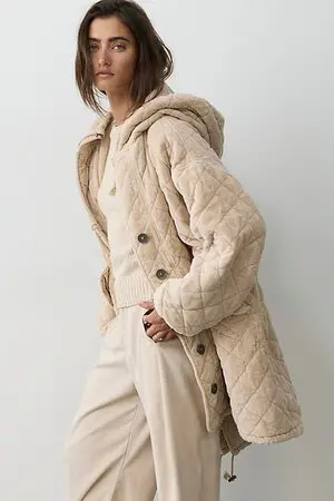 Free People Fp One Snowdrift Quilted Jacket