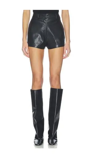 Line & Dot Noir Micro Shorts - Black