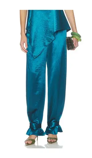 Line & Dot X Barrett Pants - Blue