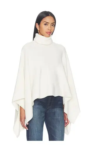 Line & Dot Orly Turtleneck Cape Sweater