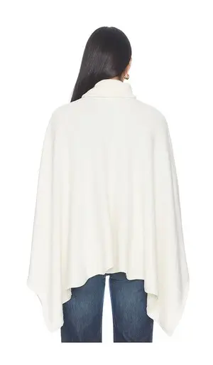 Line & Dot Orly Turtleneck Cape Sweater