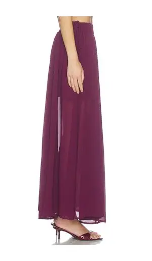 Line & Dot Amorette Skirt In Purple