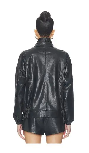 Line & Dot Noir Double Layered Jacket
