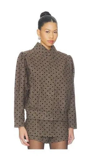 Line & Dot Millie Jacket In Brown