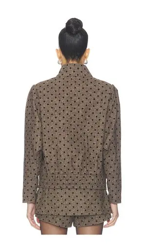 Line & Dot Millie Jacket In Brown