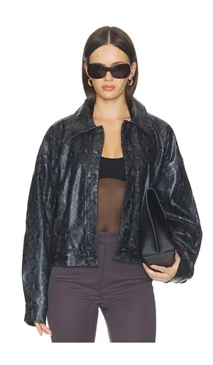 Lioness Angel Jacket In Black - Midnight