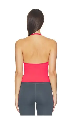 P.E Nation Signal Halter Tank Top In Red