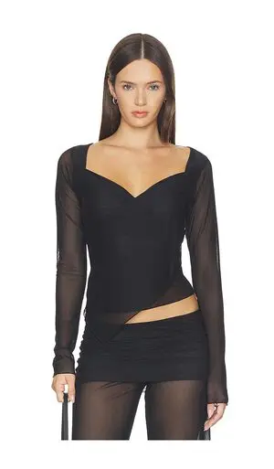 BELLA VENICE The Dakota Top - Black