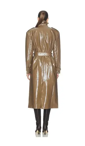 CAMILA COELHO Nico Coat In Olive
