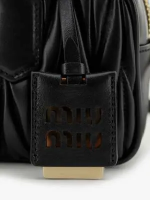 Miu Miu Arcadie Matelassé Leather Crossbody Bag