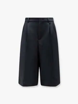 Soeur Jude Virgin Wool Bermuda Shorts - Black