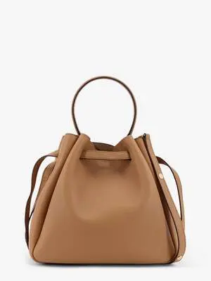 Tory Burch Romy Leather Bucket Bag