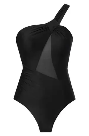 Miraclesuit Icons Knockout One-shoulder One-piece Swimsuit