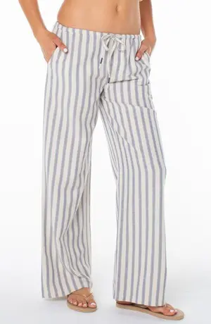 Roxy Iyla Drawstring Wide Leg Pants