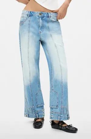 Desigual Wide Leg Jeans - Medium Blue