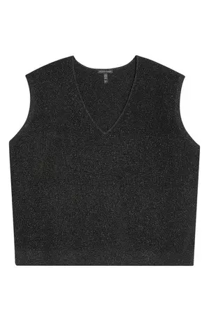 Eileen Fisher Merino Wool Shimmer Vest
