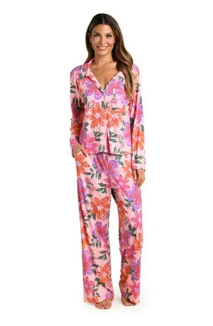 La Blanca Ornate Blooms Pajama Set