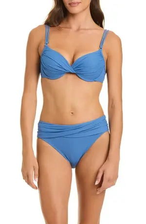 BLEU BY ROD BEATTIE Over The Shoulder Underwire Bikini Top