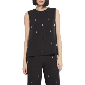 Lyssé Siyana Embellished Shell - Black
