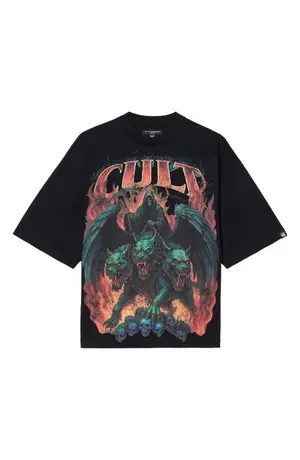 CULT OF INDIVIDUALITY Graphic Boxy Oversized T-shirt