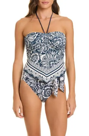 BLEU BY ROD BEATTIE Hankey Bandeau Underwire Tankini Swim Top