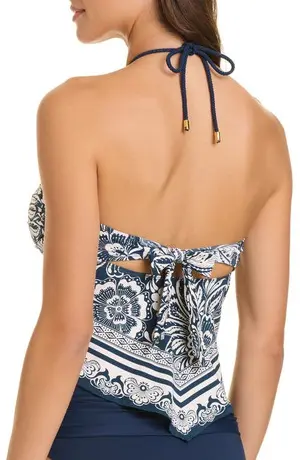 BLEU BY ROD BEATTIE Hankey Bandeau Underwire Tankini Swim Top