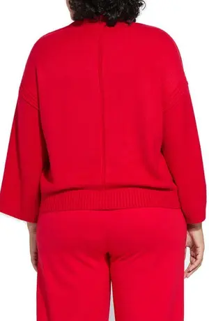 Lyssé Maura Wide Sleeve Mock Neck Sweater