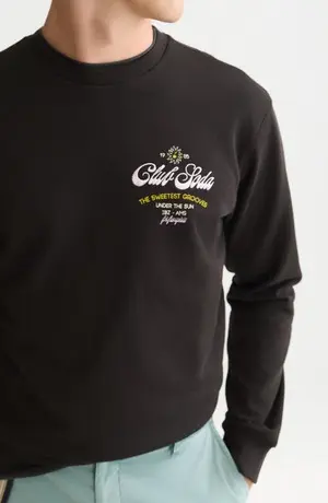 Scotch & Soda Graphic Organic Cotton Sweatshirt