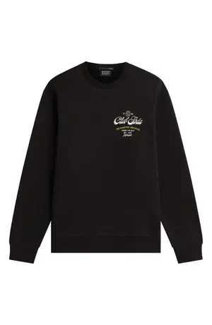 Scotch & Soda Graphic Organic Cotton Sweatshirt