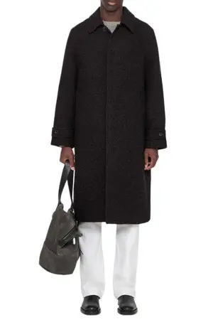 ALLSAINTS Beacon Wool Blend Coat - Brown