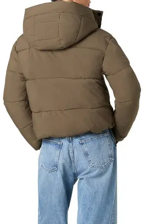 French Connection Water Resistant Puffer Jacket - Juniper