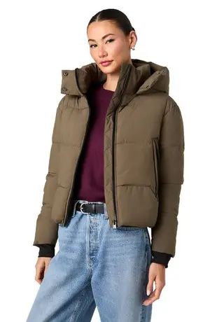 French Connection Water Resistant Puffer Jacket - Juniper