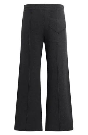 Hudson Jeans Foldout Cotton & Cashmere Wide Leg Pants